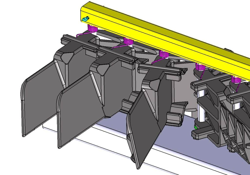 Flipper Finger Dunnage - Dunnage Engineering